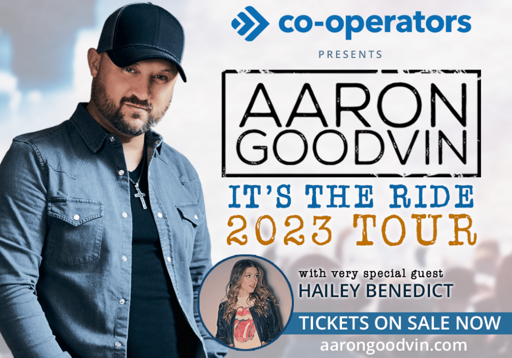 Aaron Goodvin announces his first Canadian headline tour