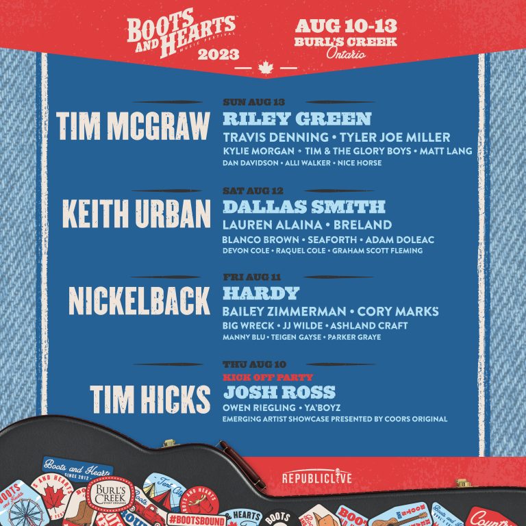 Award-Winning Boots and Hearts Unveils FULL 2023 Line-Up