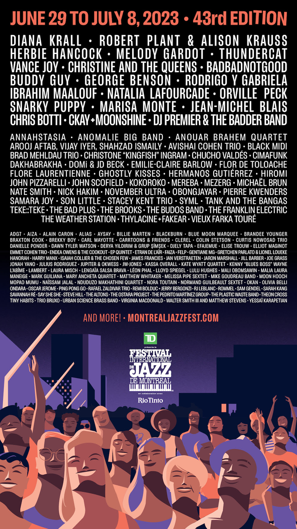 The Montreal International Jazz Festival unveils 2023 lineup ...