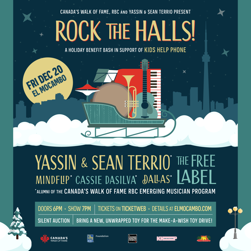 YASSiN & Sean Terrio Announce Rock The Halls: A Holiday Benefit Bash ...