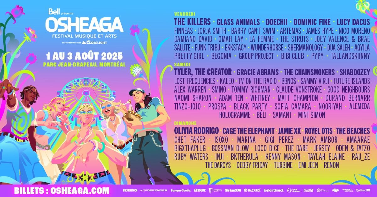 Osheaga 2025 – Daniel’s Guide to Day 2